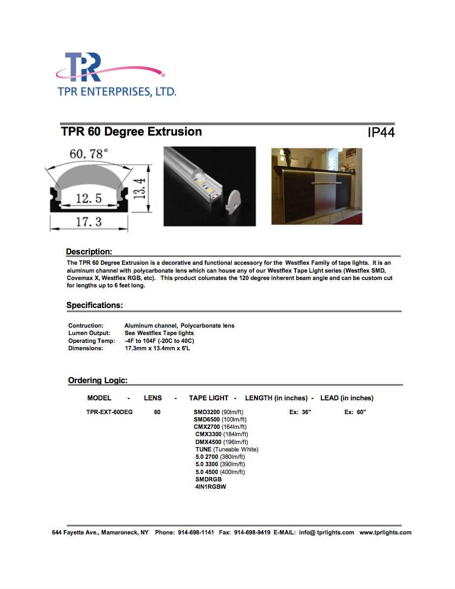 Tape Light Extrusions – Welcome